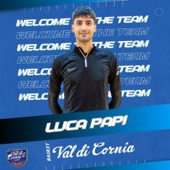 Luca Papi torna in maglia Studio Arcadia | A.S.D. Valdicornia Basket @PLAYBASKET.IT
